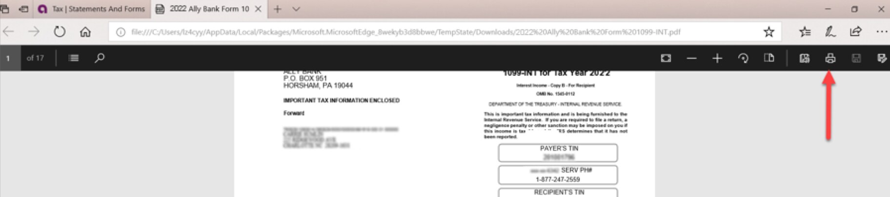 Ally Bank Tax Forms - How To Access & Print Tax Forms | Ally