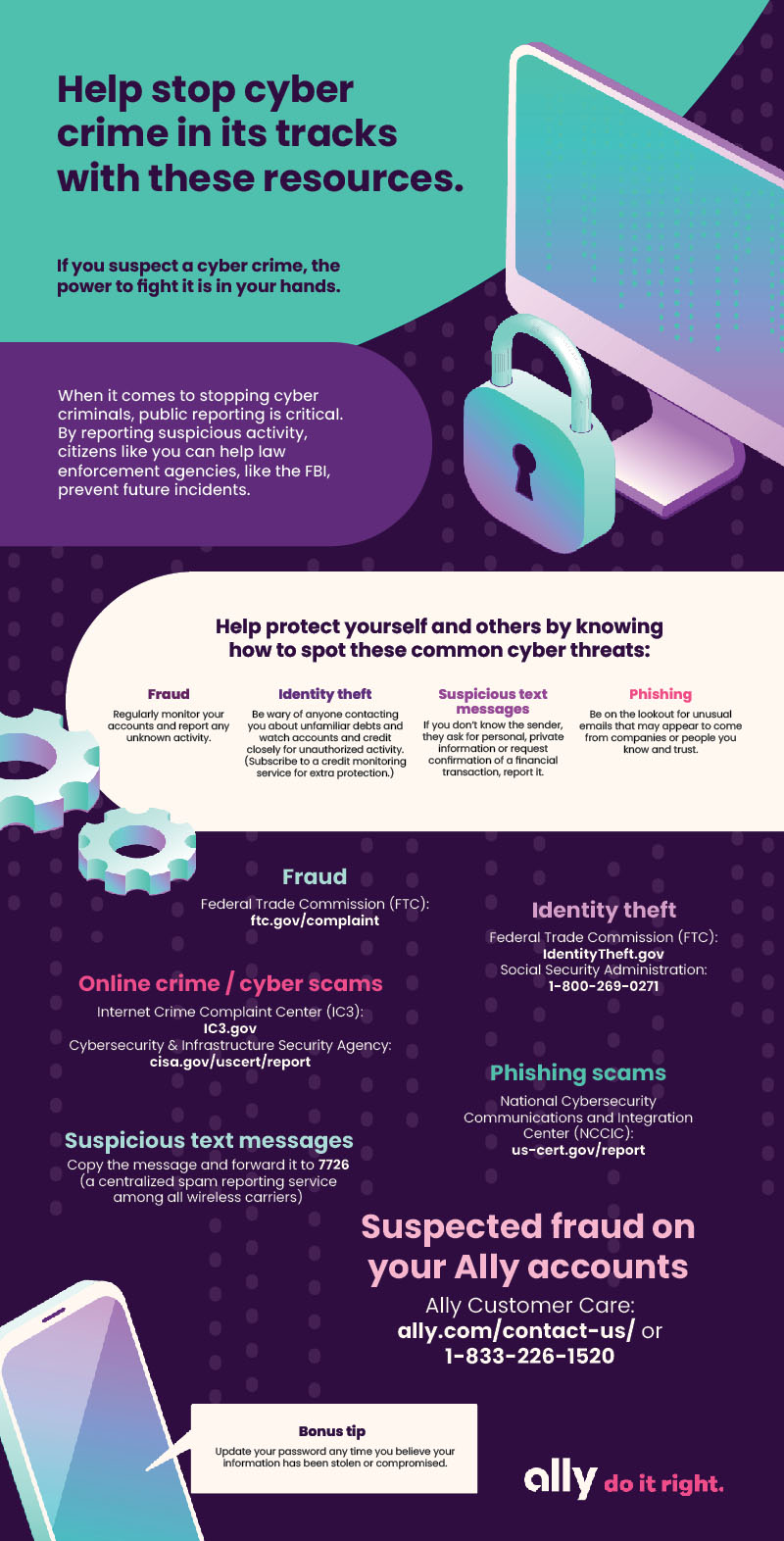 How to Report a Cyber Crime | Ally